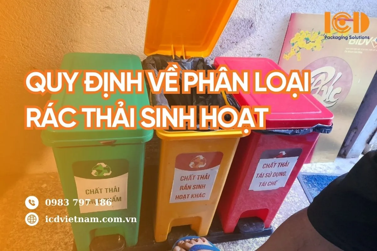 Quy định về phân loại rác thải sinh hoạt ở Việt Nam như thế nào?